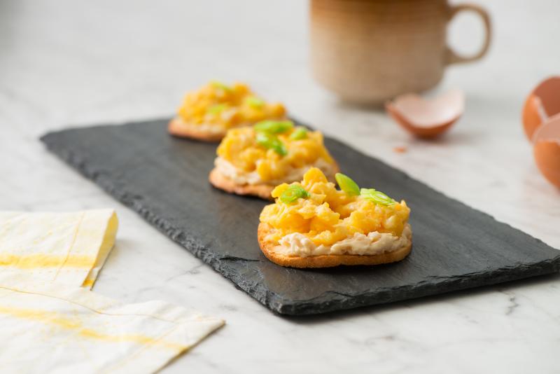 Breakfast Bagel Bites Recipe | The Laughing Cow